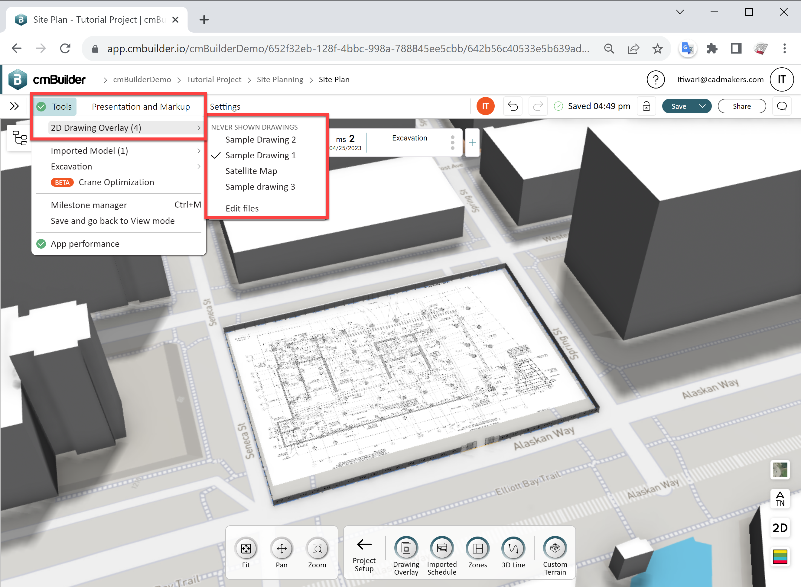 1.2 Managing Drawing Visibility – cmBuilder Support