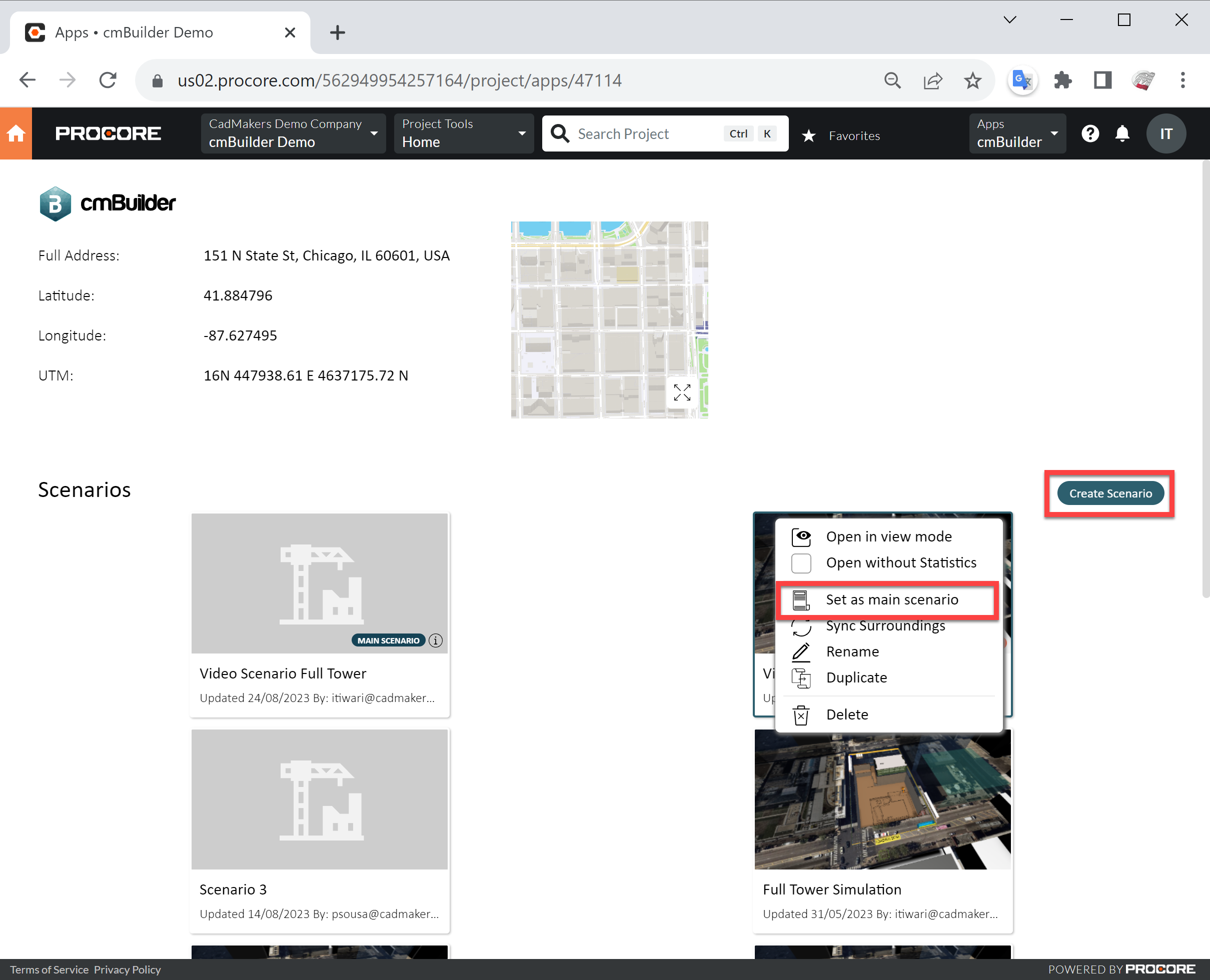 1.3 cmBuilder embedded experience in Procore – cmBuilder Support