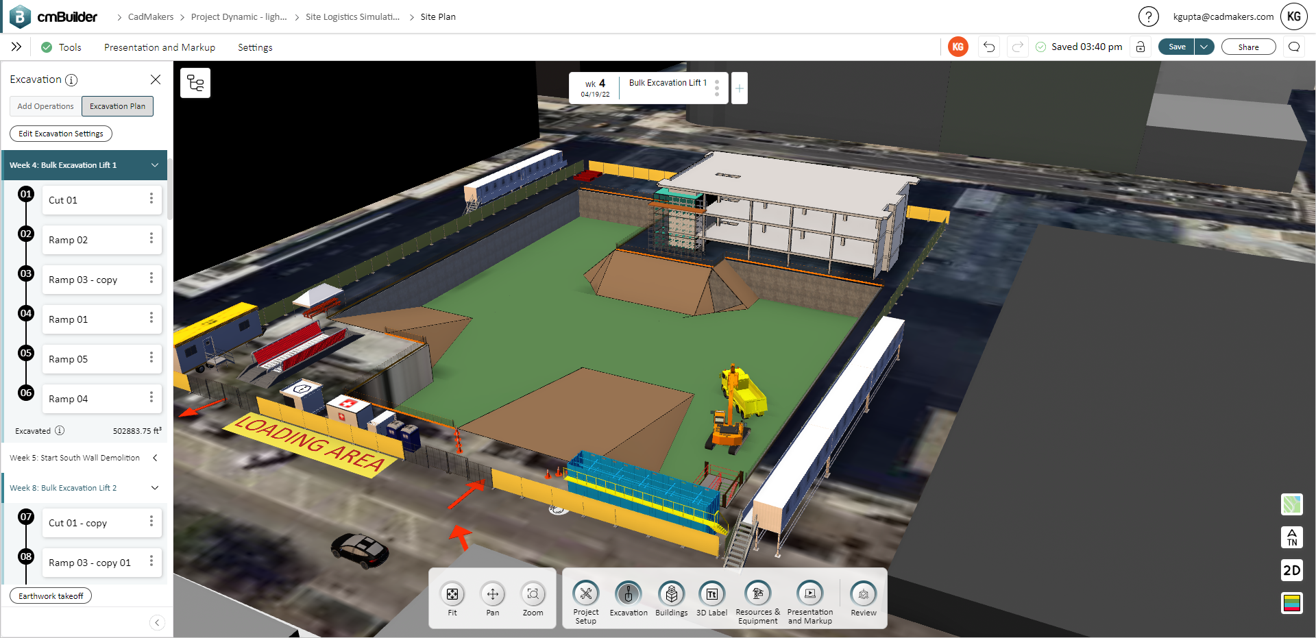 2.3 Customized Excavation Colors – cmBuilder Support