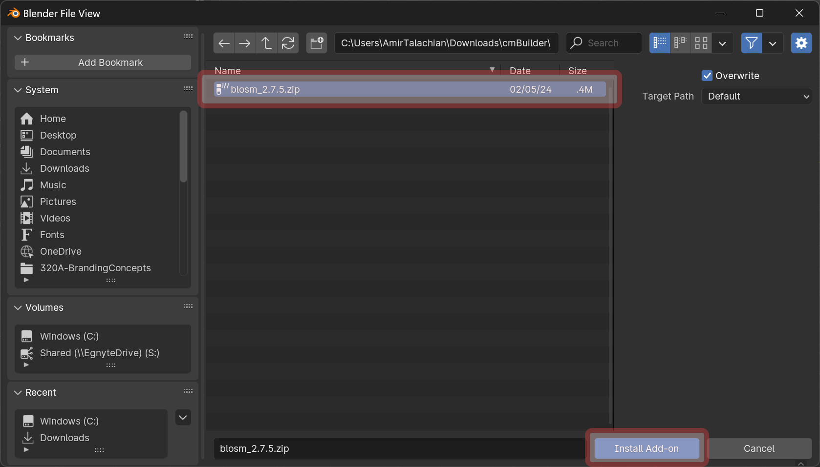 6.3 Importing a Satellite Scan model (3D City Map with Blosm for Blender) – cmBuilder Support