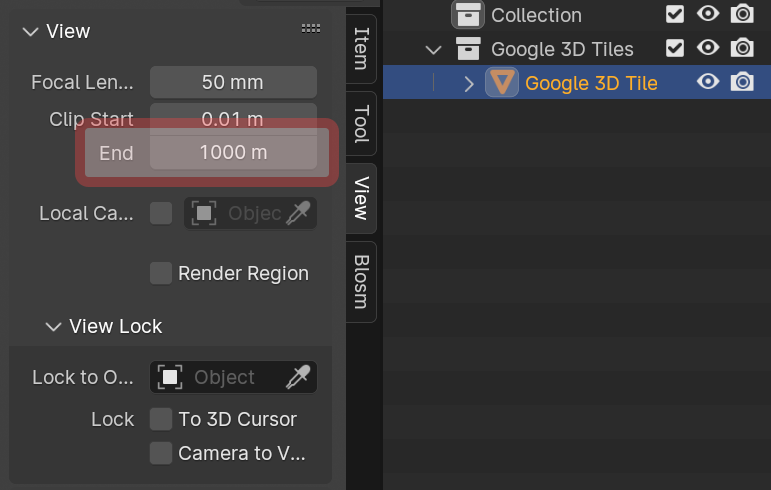 6.3 Importing a Satellite Scan model (3D City Map with Blosm for Blender) – cmBuilder Support