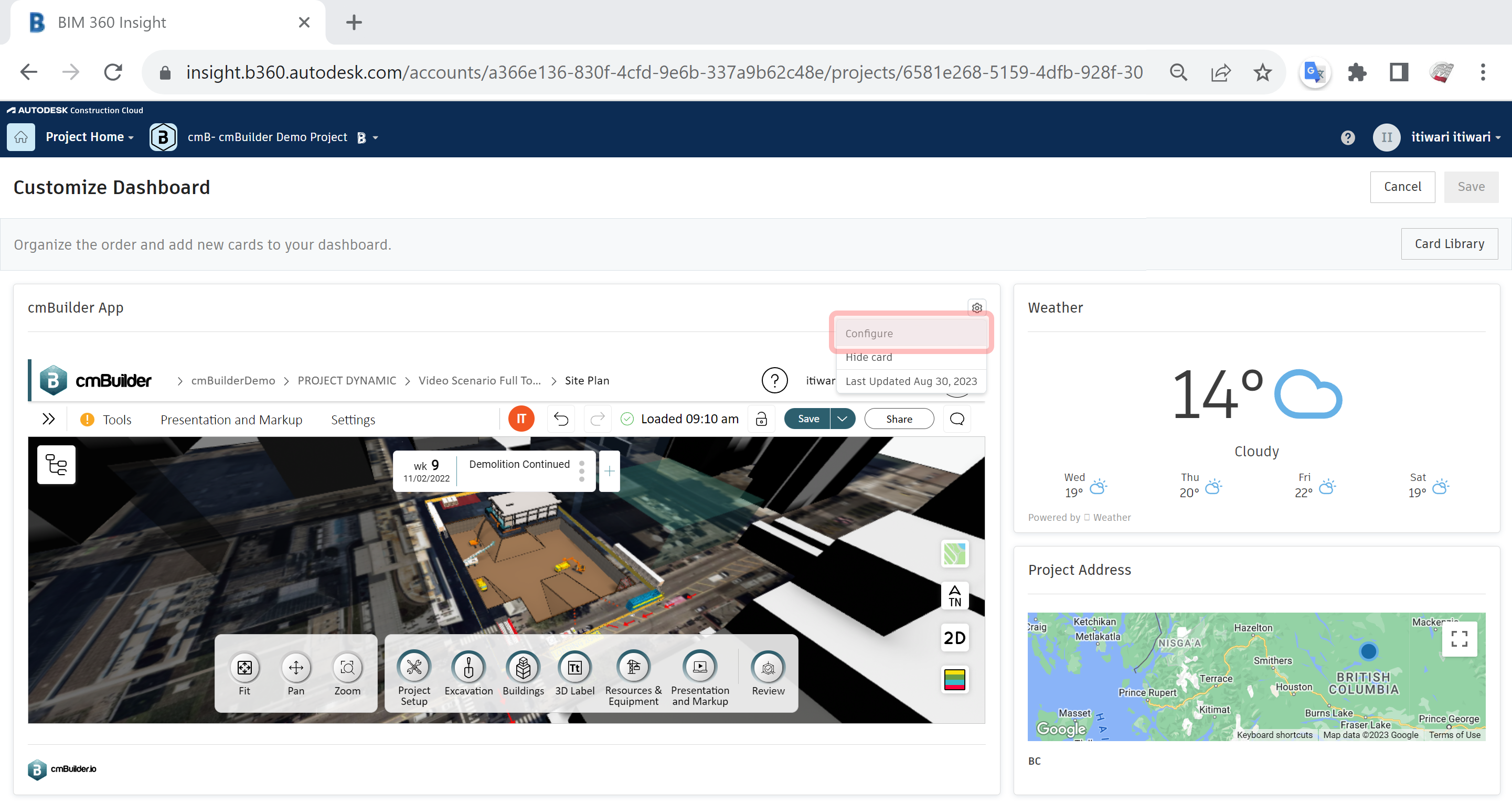 2.3 Add cmBuilder to your Autodesk Construction Cloud Dashboard – cmBuilder Support