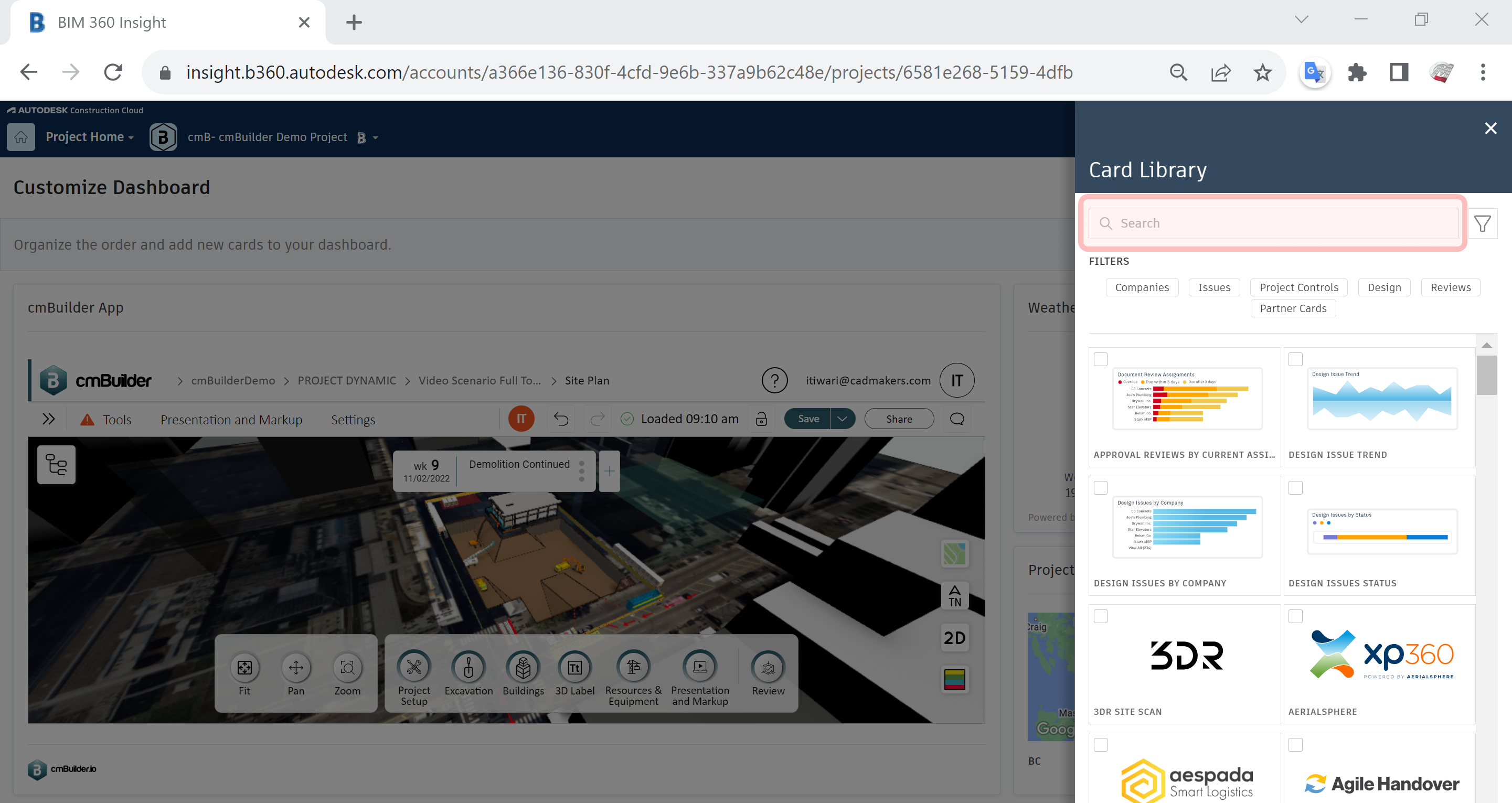 2.3 Add cmBuilder to your Autodesk Construction Cloud Dashboard ...