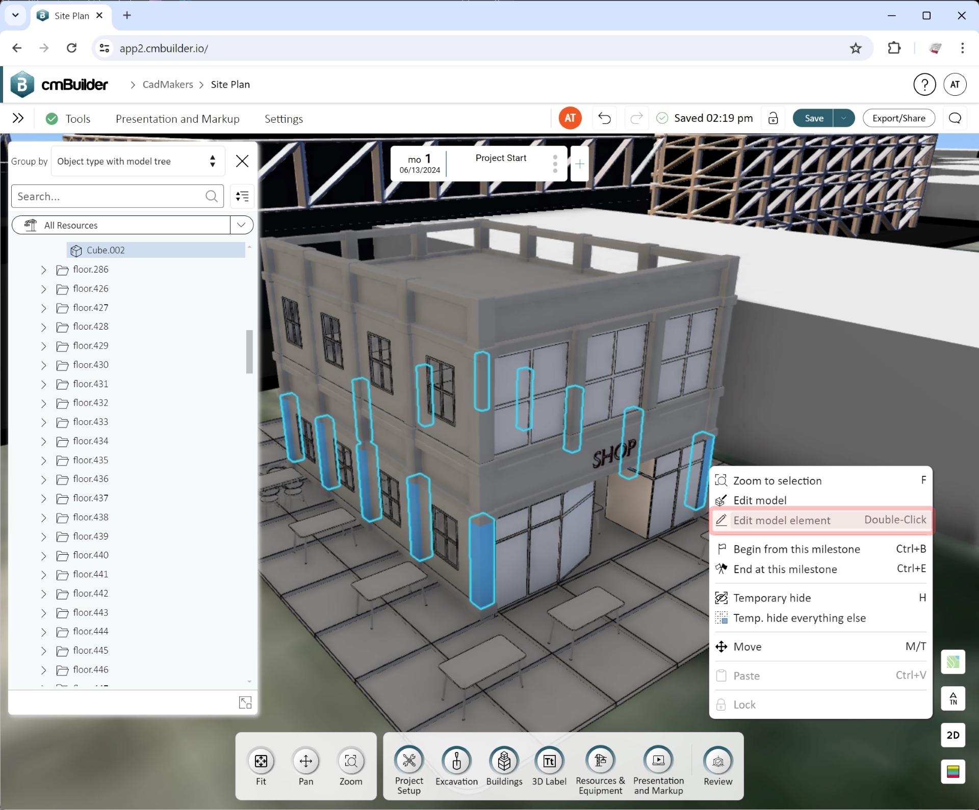 4.1 BIM and Scan Models – cmBuilder Support